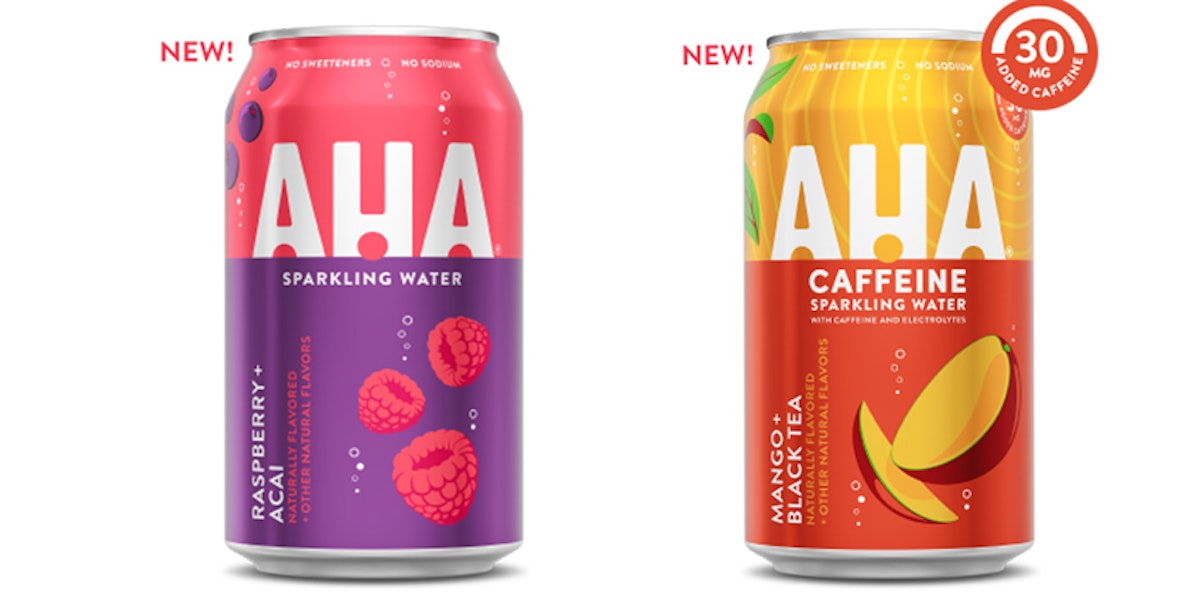 AHA Sparkling Water Adds Two New Flavors | Perfumer & Flavorist