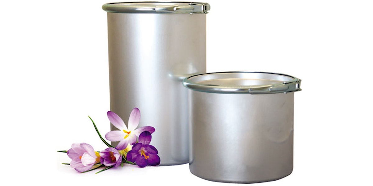 Elemental Container's 6L25, 12L5 Open head aluminum drums | Perfumer ...