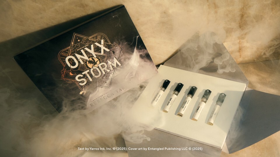Scentbird Partners with Author Rebecca Yarros to Launch Onyx Storm Discovery Set | Perfumer ...